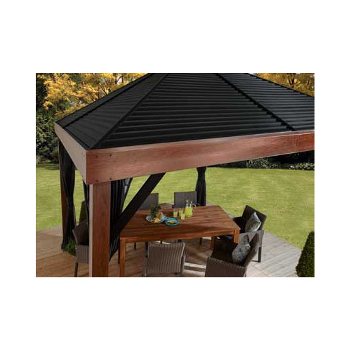 PAVILLON ALUMINIUM 4 PENTES