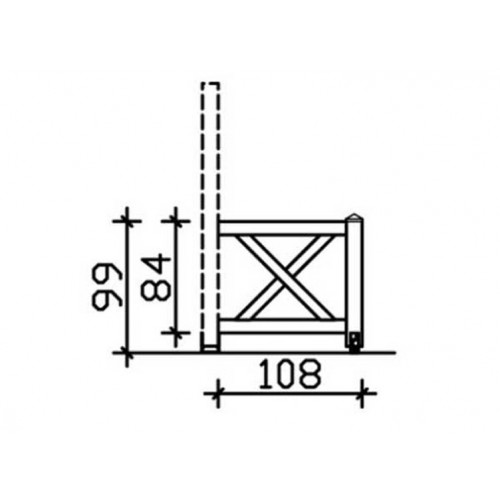 OPTION BALUSTRADE CROIX ST ANDRÉ SIMPLE