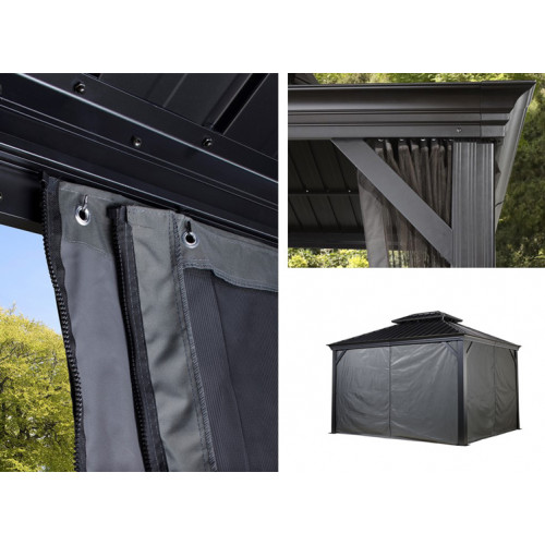 KIT DE RIDEAUX POUR PAVILLON ALUMINIUM