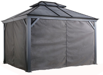 KIT RIDEAUX POUR PAVILLON ALUMINIUM VENDU SOUS LA REF.ID6528