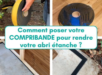 Compribande, le joint d’étanchéité pour abri de jardin : nos conseils ...